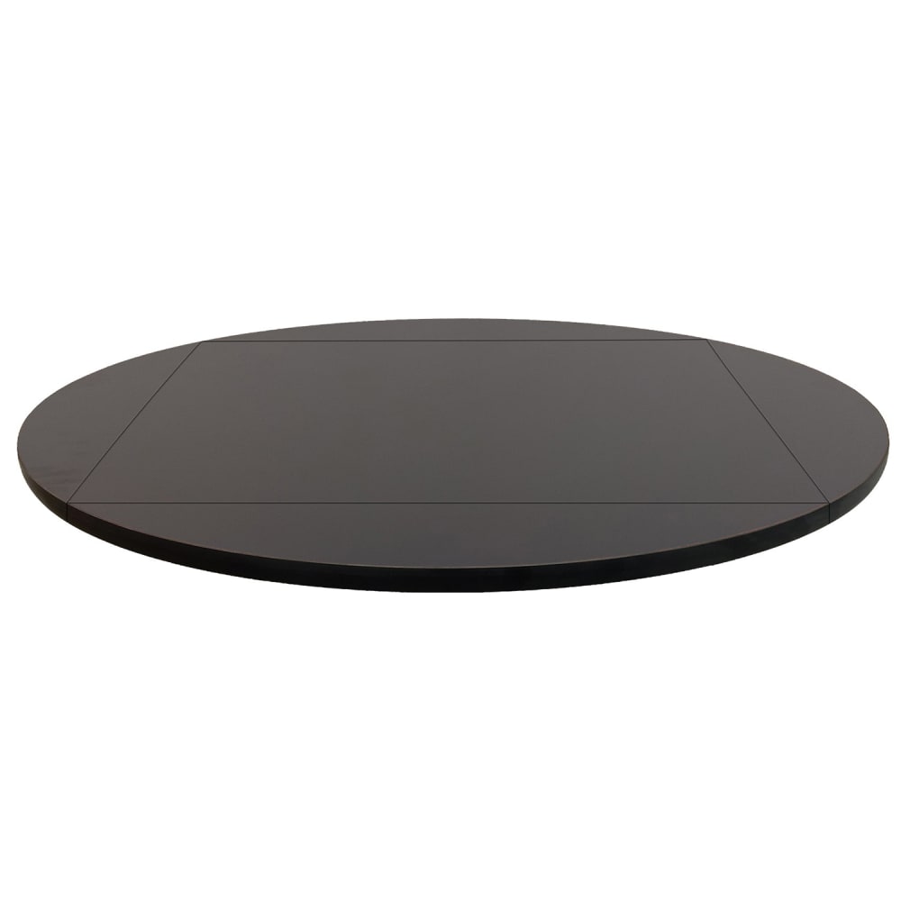 Oak Street MB3636FLIP51BLK 36" Square to 51" Round Melamine Table Top ...