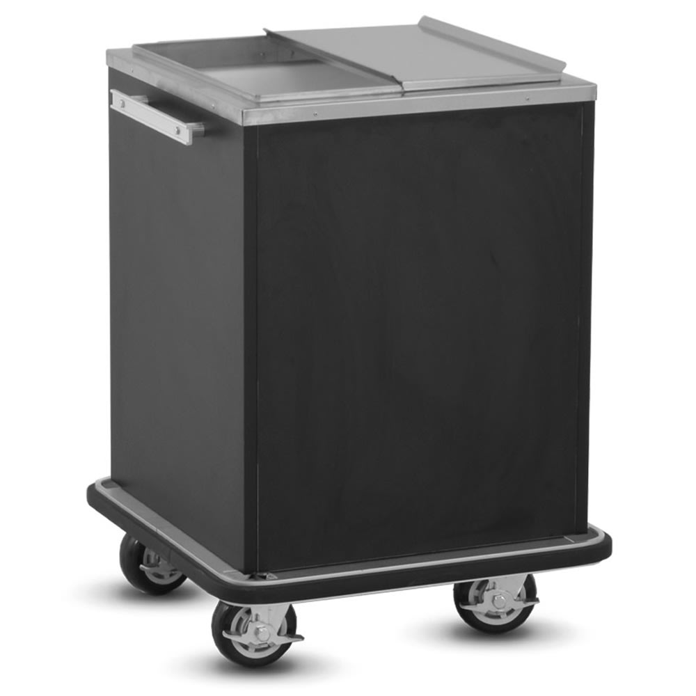 FWE IC-200 200 lb Insulated Mobile Ice Caddy - Stainless Steel/Plastic ...