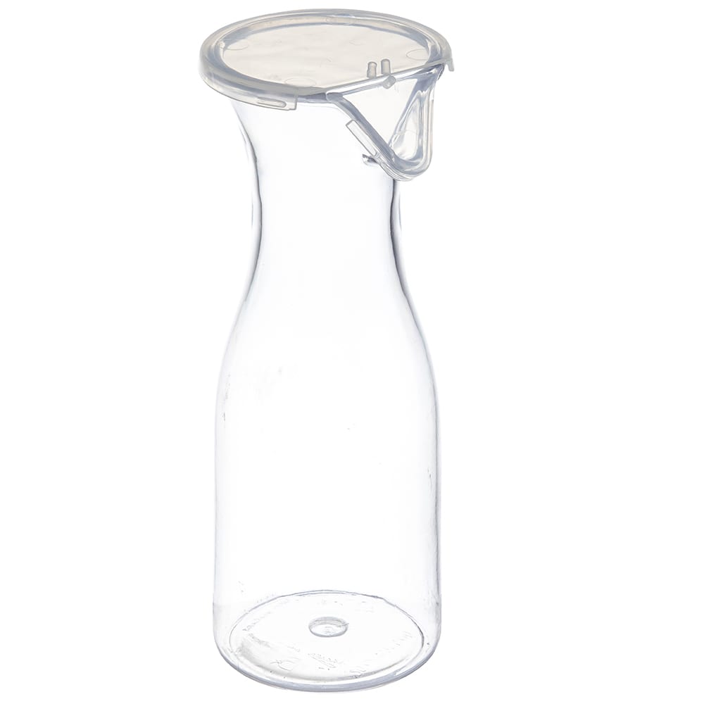 Tablecraft 10716 19 oz Carafe w/ Plastic Lid - Polycarbonate, Clear