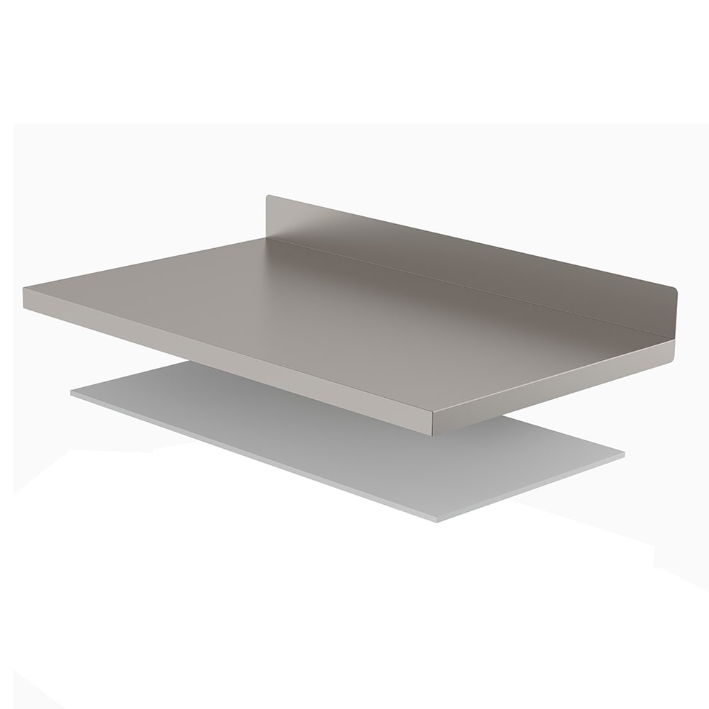 Metro SMW72 SmartLever™ Solid Stainless Steel Work Surface - 72"L x 30"W