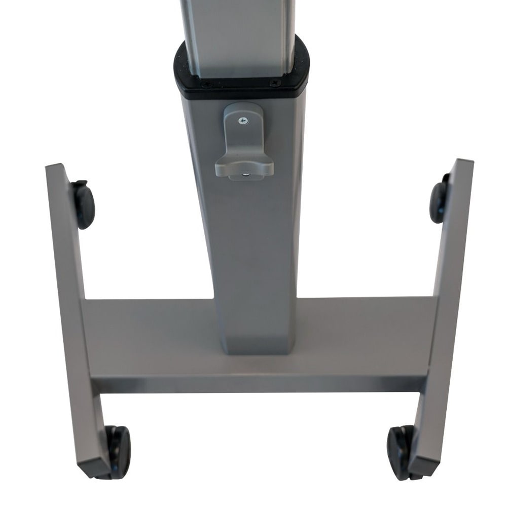 Luxor Flip Top Mobile Student Desk w/ Adjustable Height - Gray Metal ...