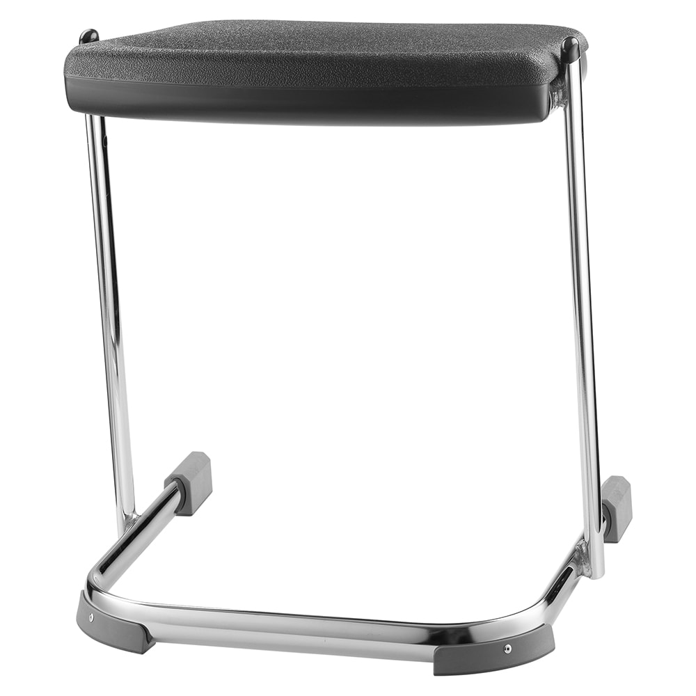 National Public Seating 6618 Backless Elephant Z Stool w/ Black Plastic ...
