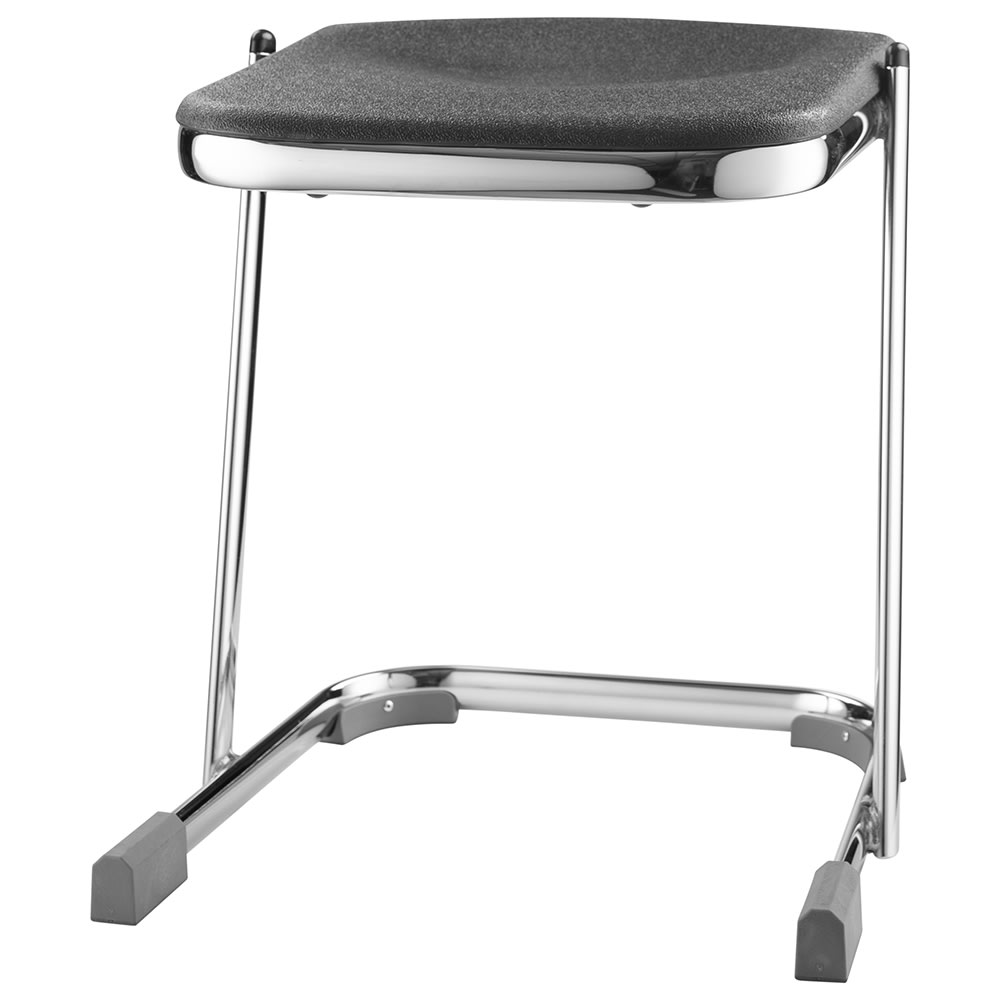 National Public Seating 6618 Backless Elephant Z Stool w/ Black Plastic ...