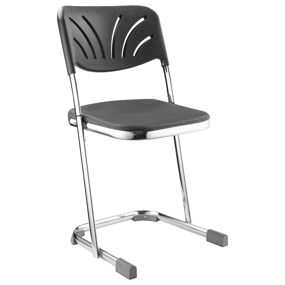 National Public Seating 6618B Elephant Z Stool w/ Black Plastic Back ...