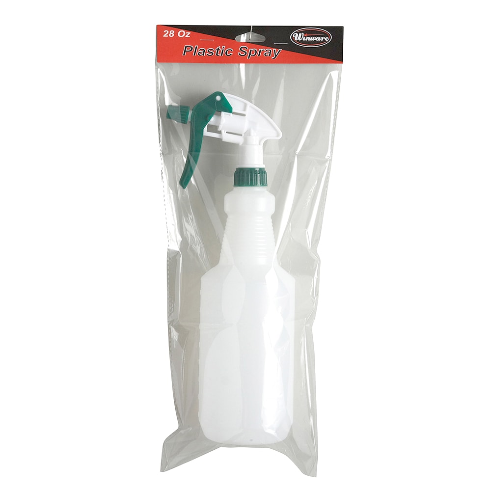 Winco PSR-9 28 oz Spray Bottle w/ Green/White Sprayer, Plastic