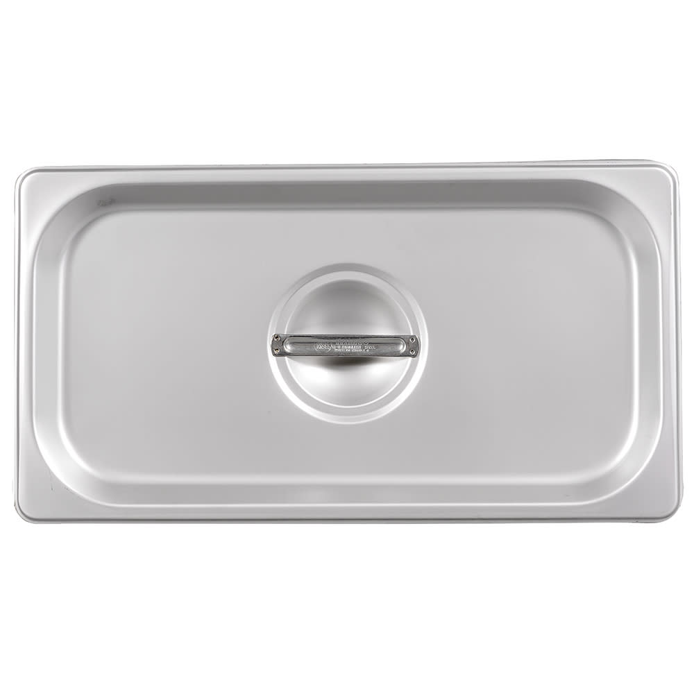Winco SPSCT Third-Size Steam Pan Cover, Stainless