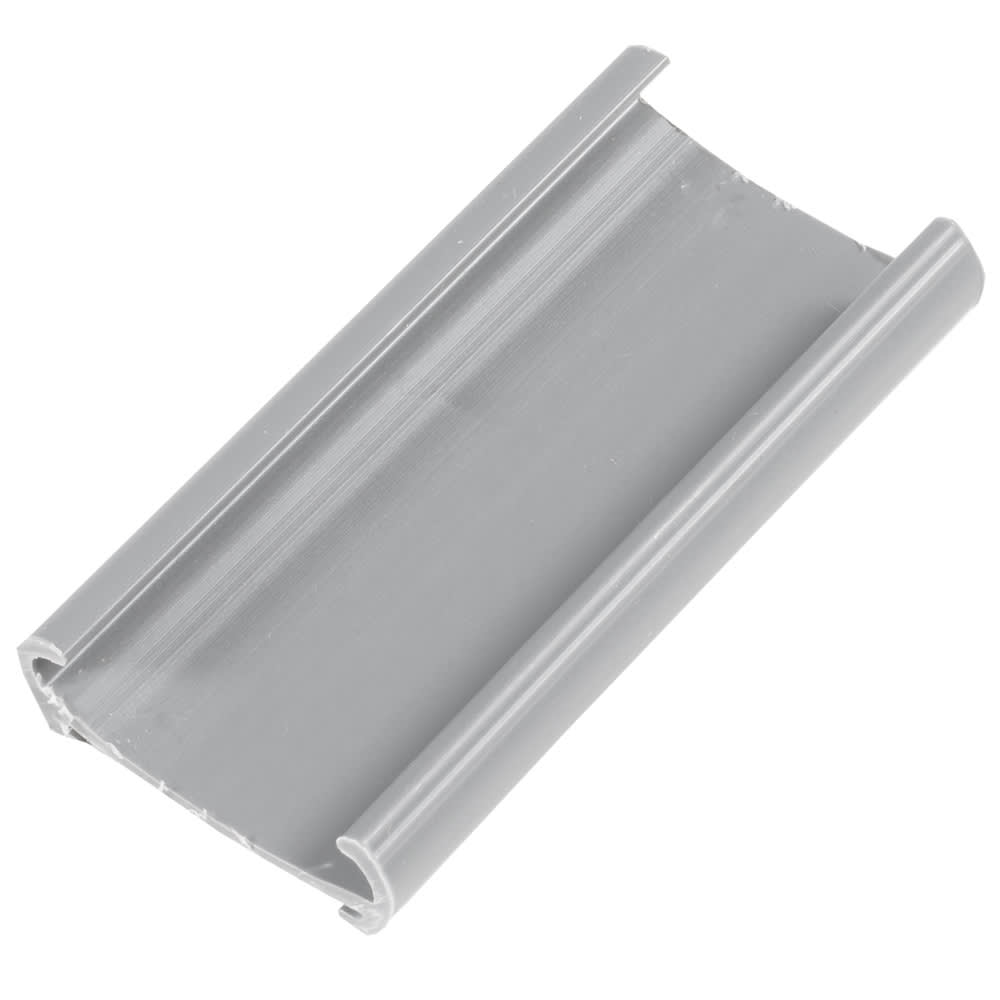 Metro 9990P Super Erecta® Label Holder - 3" x 1 1/4", Snap On, Gray