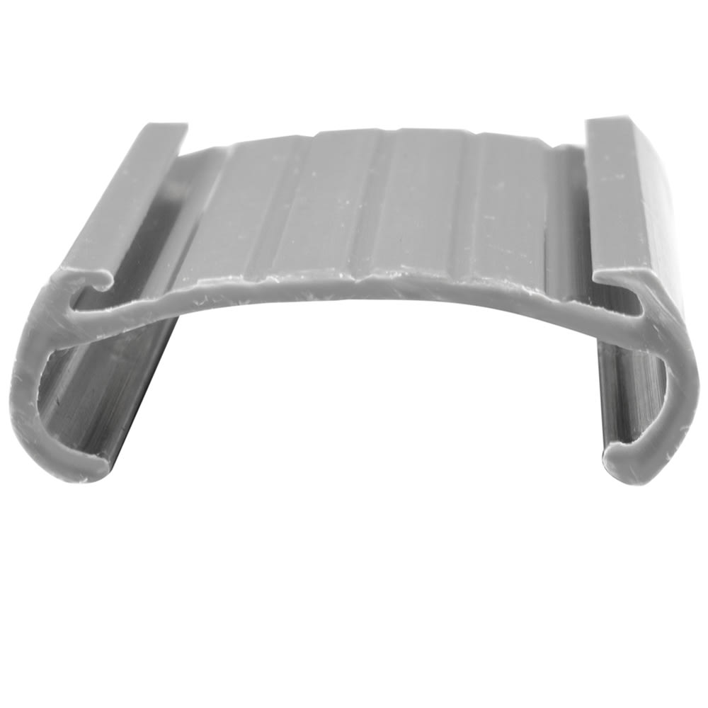 Metro 9990P Super Erecta® Label Holder - 3" x 1 1/4", Snap On, Gray