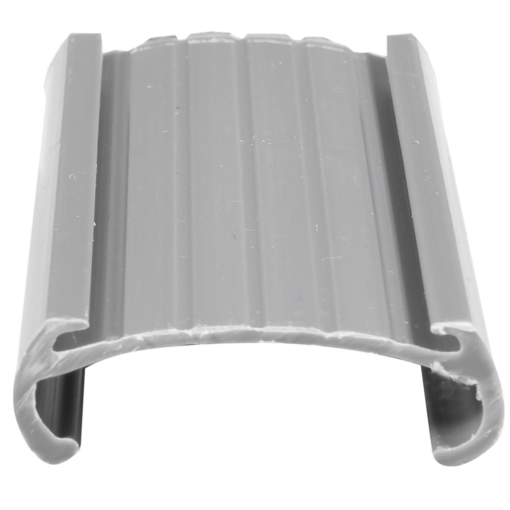 Metro 9990P Super Erecta® Label Holder - 3" x 1 1/4", Snap On, Gray