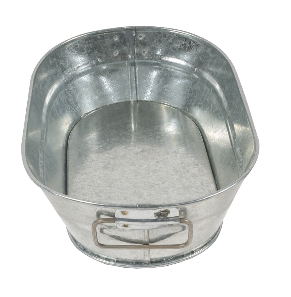 American Metalcraft MTUB69 24 oz Oval Serving Tub w/ Side Handles - 8 3 ...