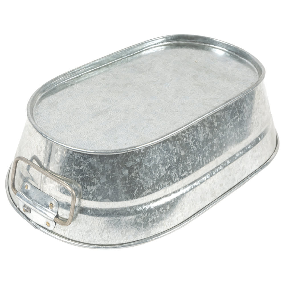 American Metalcraft MTUB69 24 oz Oval Serving Tub w/ Side Handles - 8 3 ...
