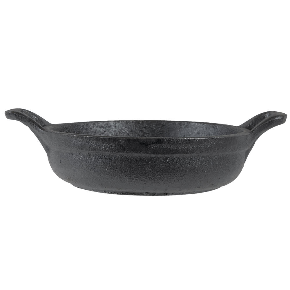 Tablecraft CW30102 8 oz Mini Round Server, Cast Iron