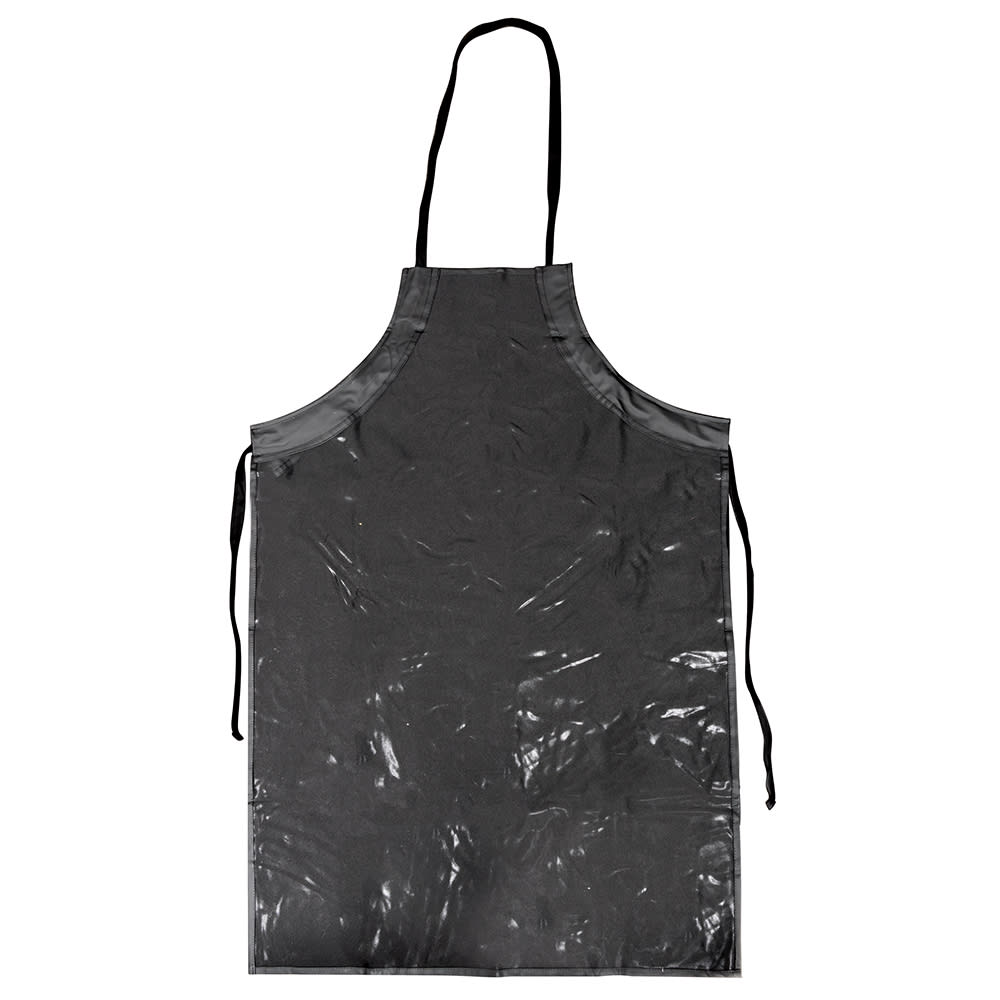 Winco BAW-2540BK Nylon Dishwashing Apron - 40" x 25 1/2", Black