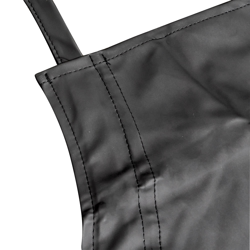 Winco BAW-2540BK Nylon Dishwashing Apron - 40" x 25 1/2", Black