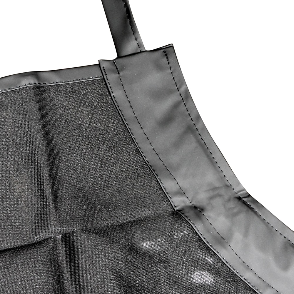 Winco BAW-2540BK Nylon Dishwashing Apron - 40" x 25 1/2", Black