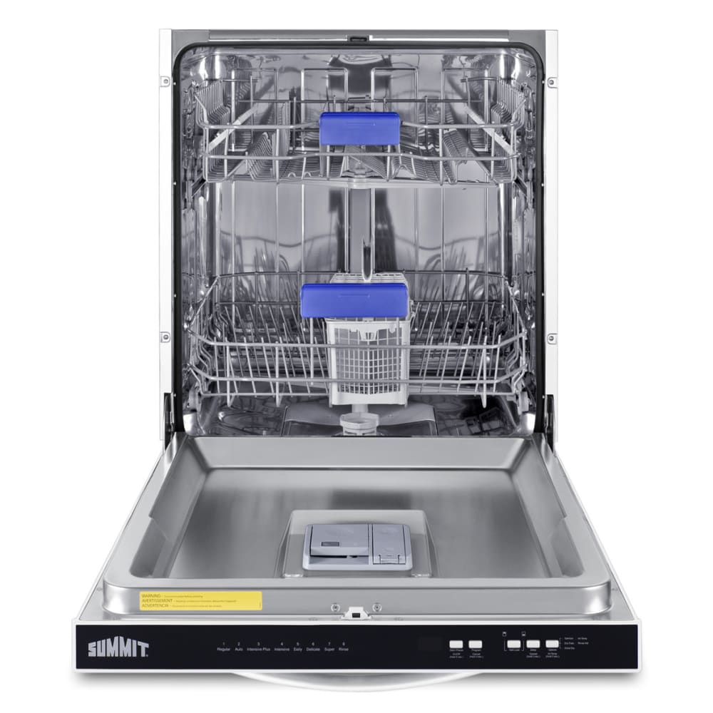 Summit DW242WADA 24" Built In Dishwasher w/ (8) Cycles - White, 115v
