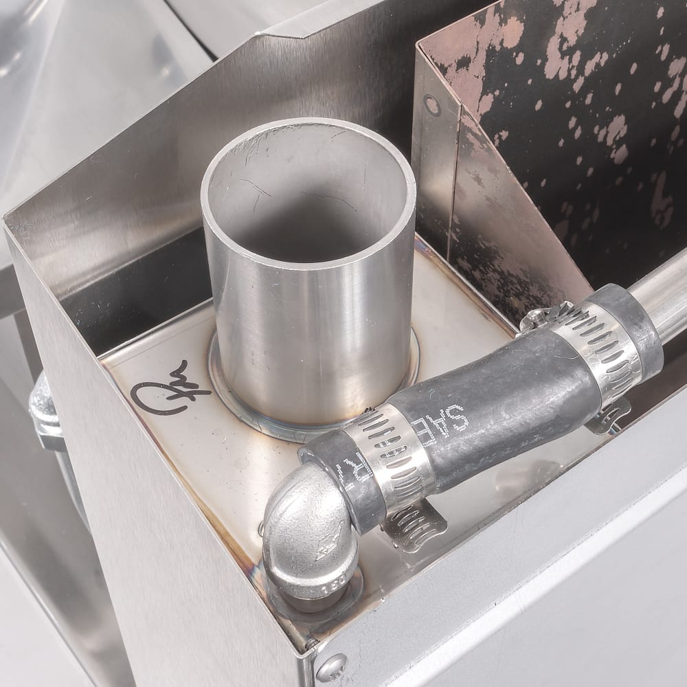 Henny Penny PFG600.19 43 lb Liquid Propane Gas Pressure Chicken Fryer - 80,000 BTU