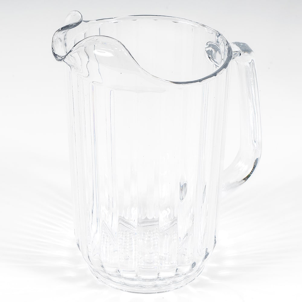 Cambro P320CW135 32 oz Plastic Pitcher w/ Thumb Grip, Clear