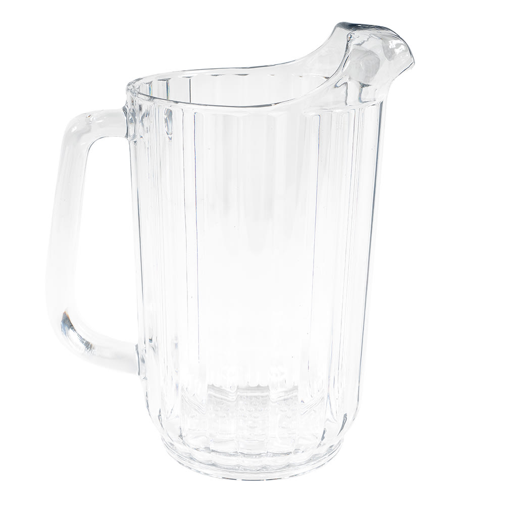 Cambro P320CW135 32 oz Plastic Pitcher w/ Thumb Grip, Clear