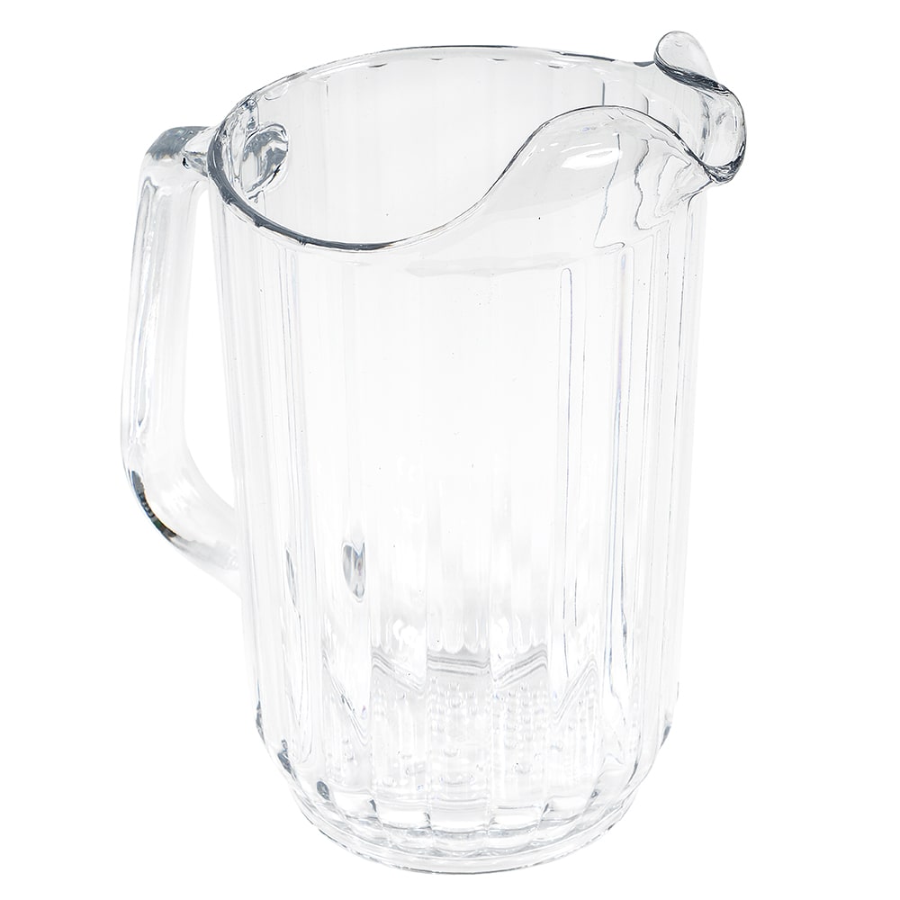 Cambro P320CW135 32 oz Plastic Pitcher w/ Thumb Grip, Clear