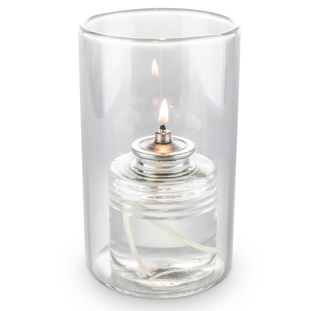 Sterno Classic Glamour Candle Lamp - 5"H, Glass, Clear (80572)