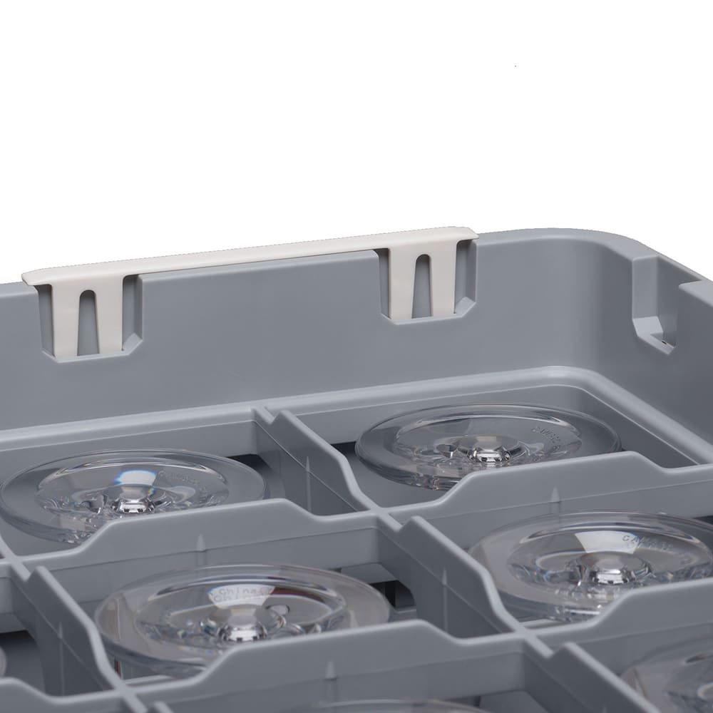 Cambro CECCL6000 "Collins" Snap On Extender ID Clip for All Camracks - 5"L x 1 9/16"H, White