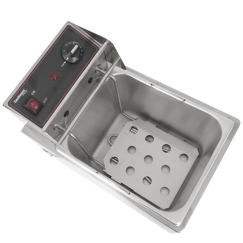 Cecilware Pro Countertop Electric Fryer - (1) 15 lb Vat, 120v (EL15)