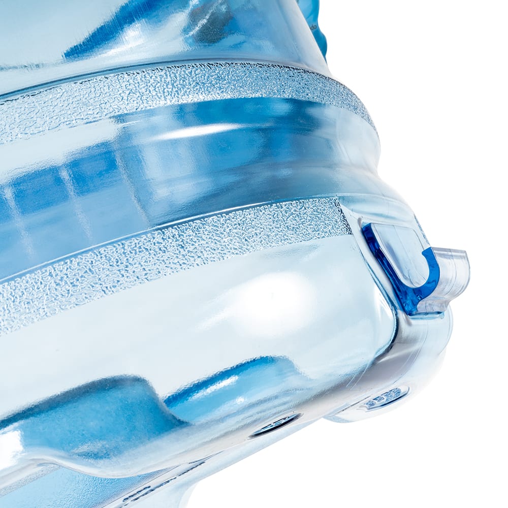 San Jamar SI6100 Round Ice Tote w/ 5 gal Capacity, Clear Blue