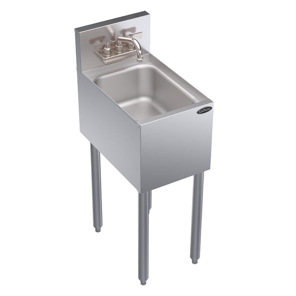 Krowne KR19-1C Commercial Hand Sink w/ 14"L x 10"W x 7"D Bowl