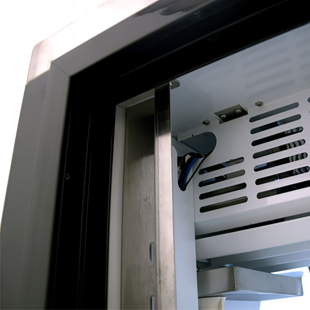 Omcan 50077 47" Full Service Deli Case w/ Curved Glass - (3) Levels, 115v