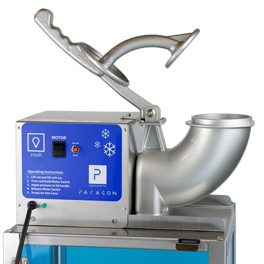 Paragon 6133310 Snow Cone Machine w/ 500 lb/hr Capacity - Stainless ...