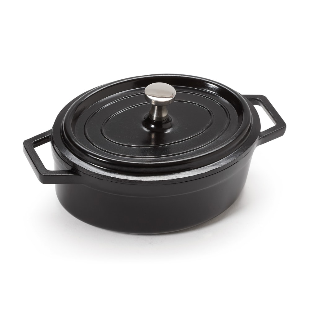 GET 12 oz Ceramic Coated Aluminum Mini Braising Pot, Black (CA-103-BK ...