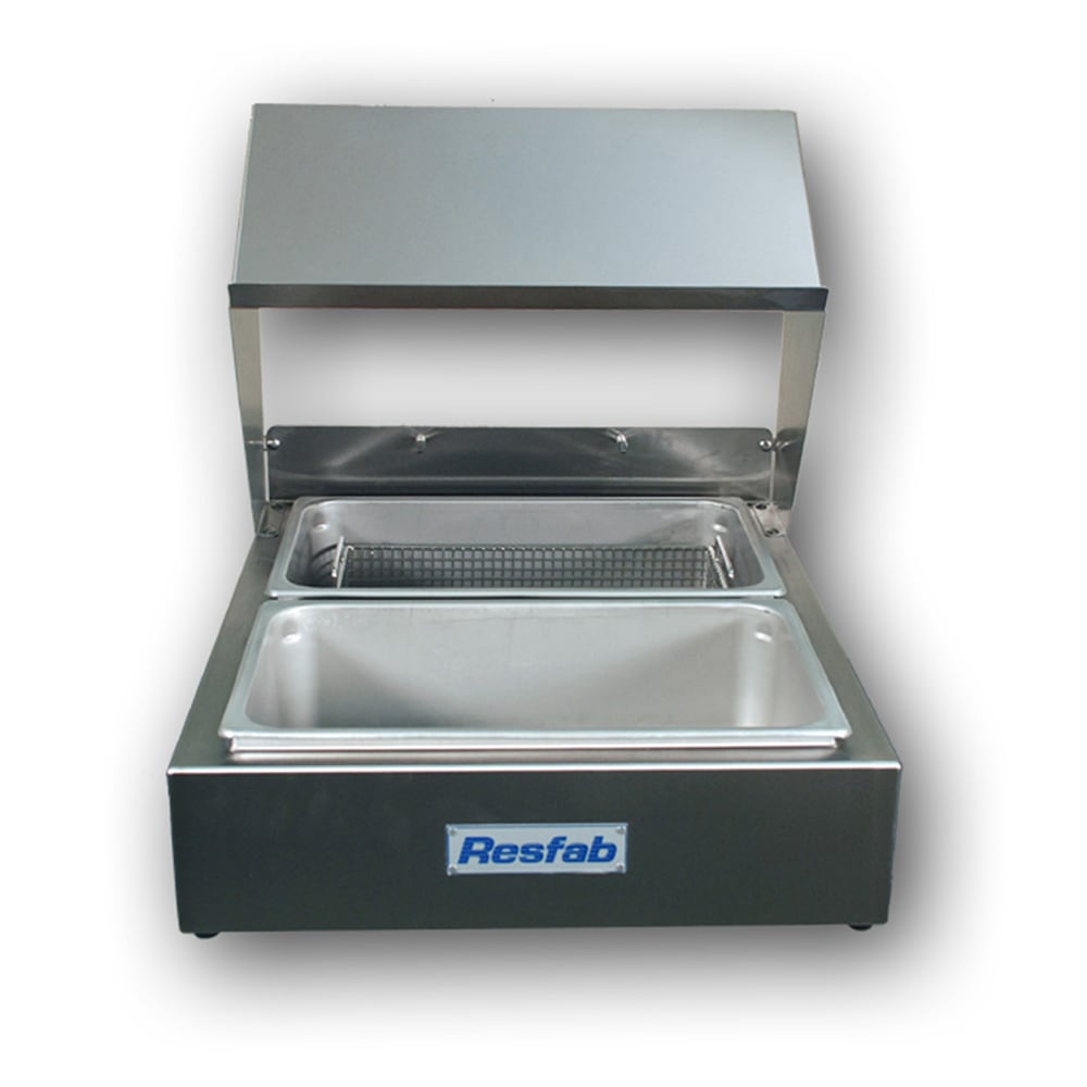 Resfab Countertop Breading Station w/ Angled Top Shelf (BT-2C)