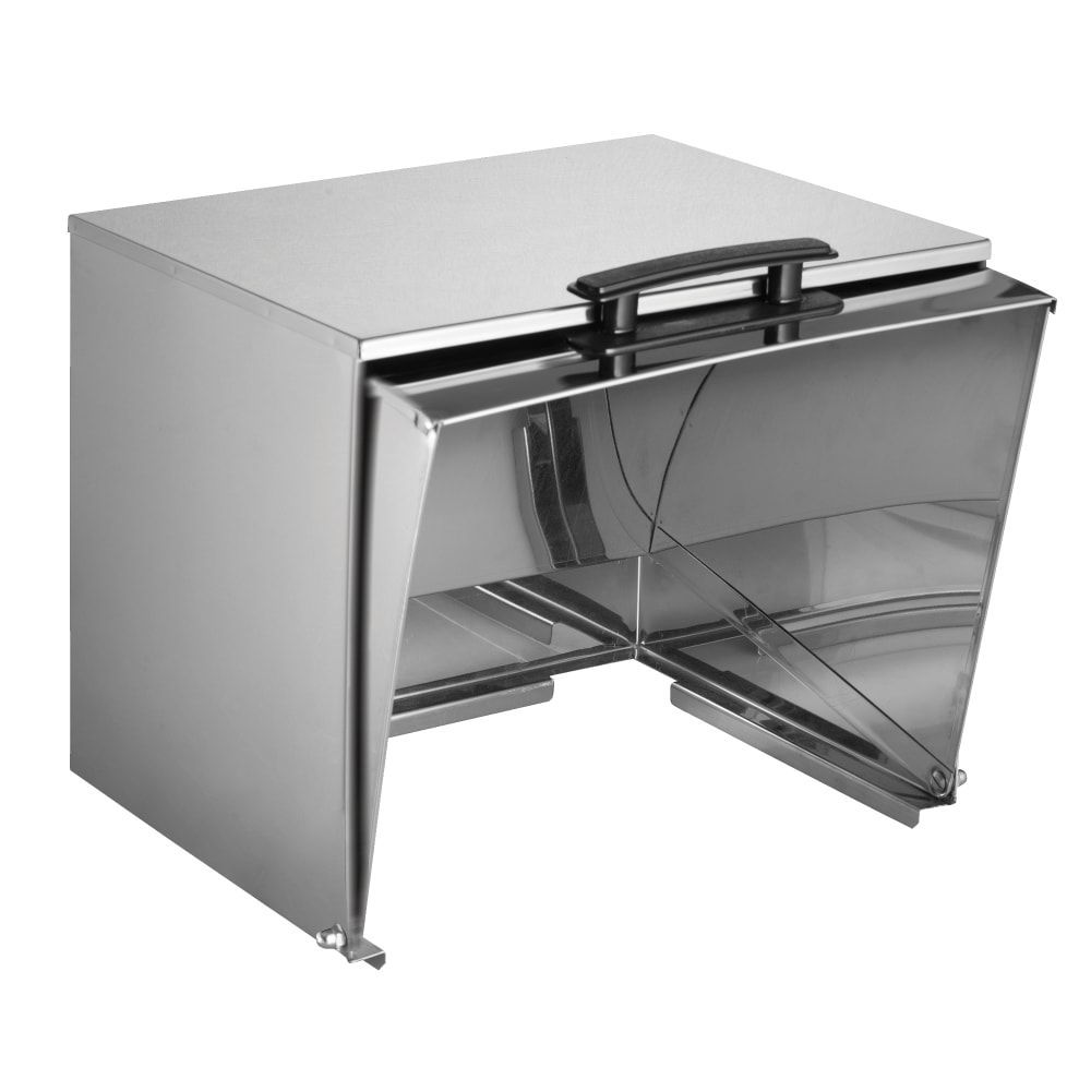 Medium Roll Top Lid Winco Stainless Steel Roll-Top Cover - Medium Size ...