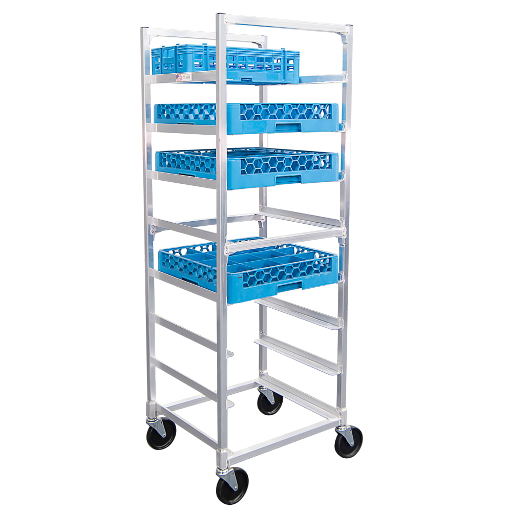 New Age 22"W 8 Specialty Pan Rack w/ 7" Bottom Load Slides (NS345)