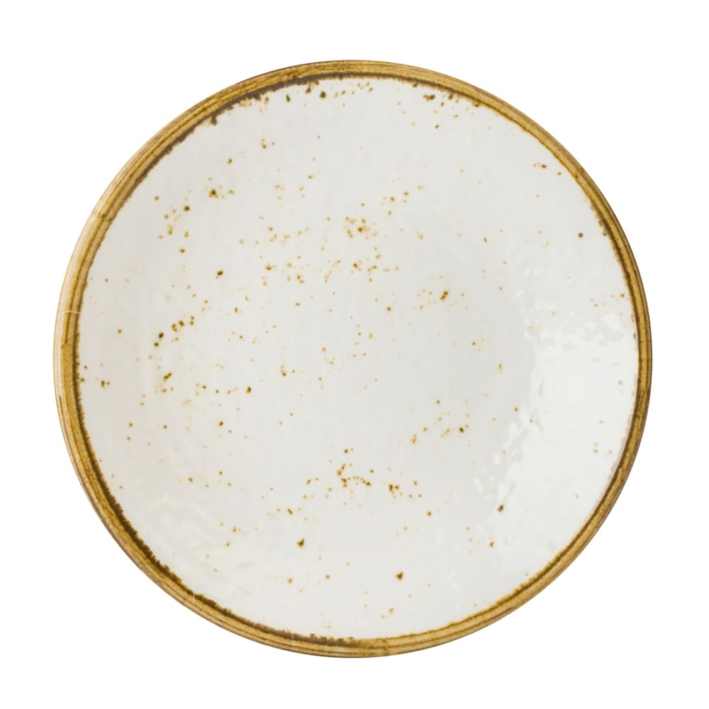 Steelite 68A540EL318 6 3/8" Round Melamine Plate, Craft White