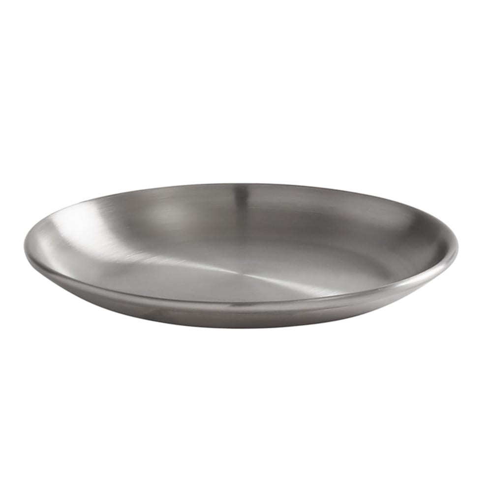 American Metalcraft SSP4 4" Round Plate, Stainless