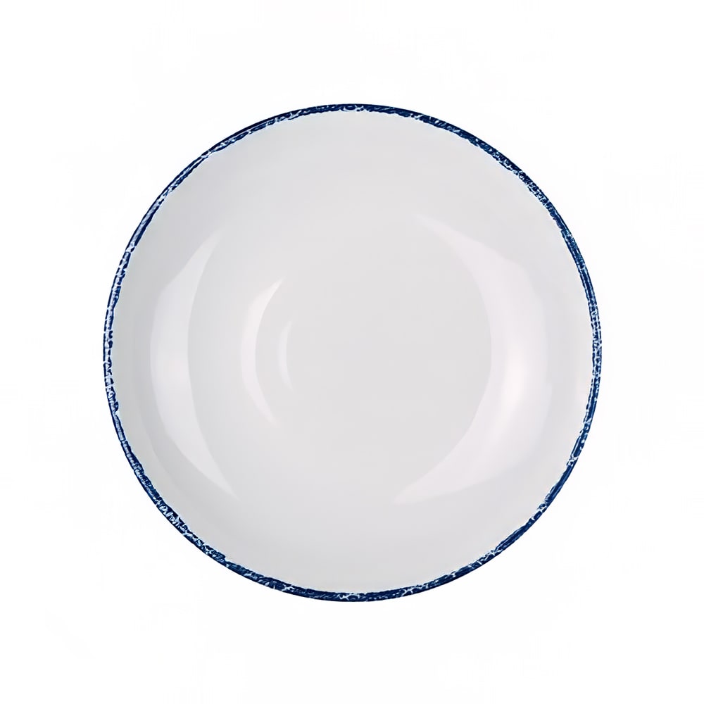 Steelite 7068MM301 38 oz Round Melamine Bowl, Blue Dapple
