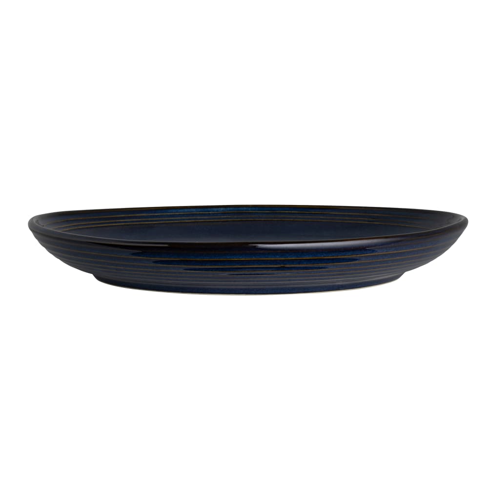 Homer Laughlin HL13259026 13" x 11 1/4" Oval Indigo Platter - China, Indigo
