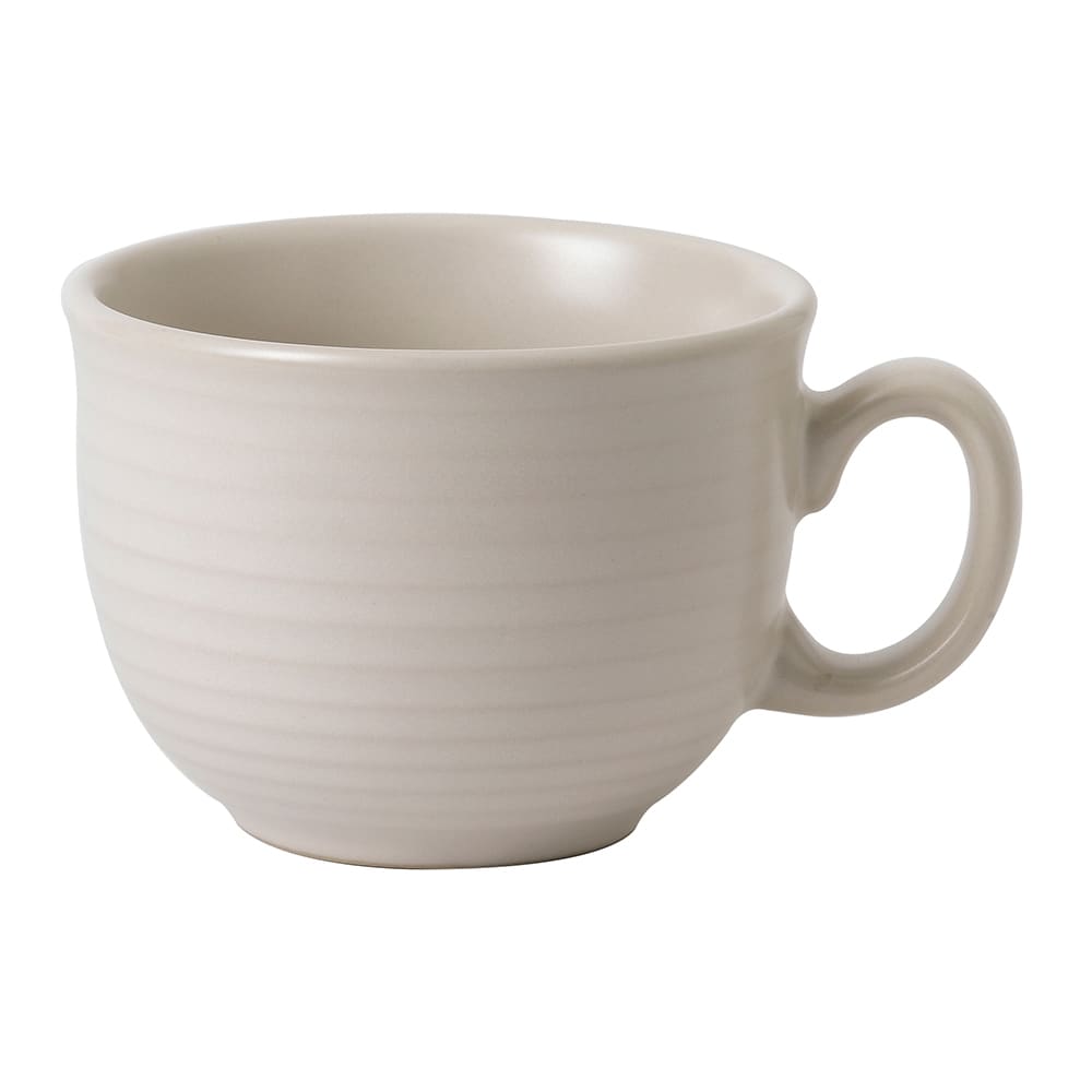 Dudson FM745 10 oz Evo Café Au Lait Cup - Ceramic, Pearl