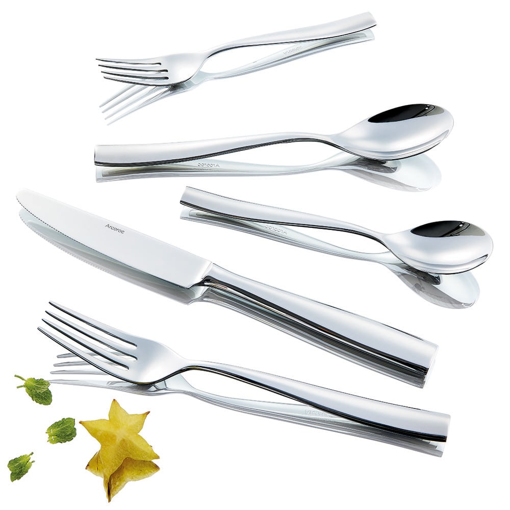 Arcoroc FL418 6 7/8" Teaspoon with 18/0 Stainless Grade, Liv Pattern