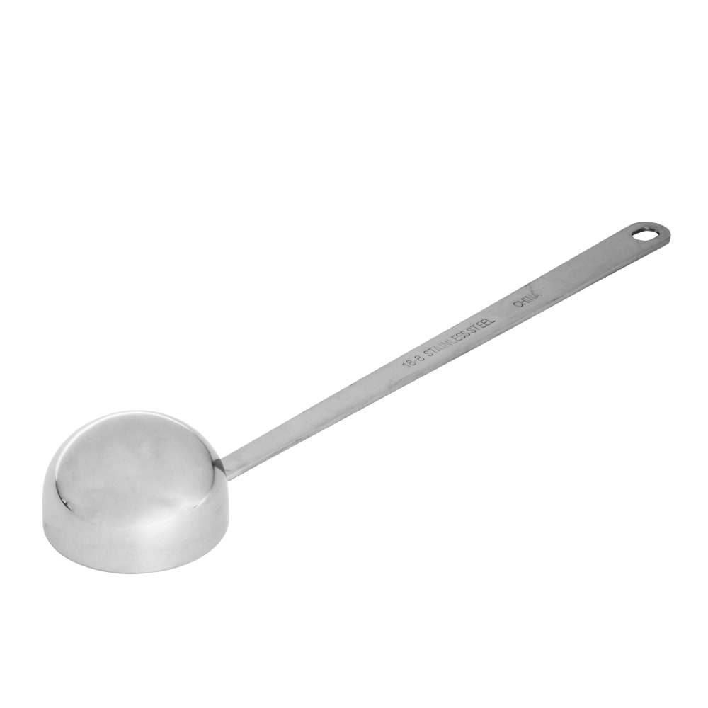 Tablecraft 40402 2 Tbsp Round Measuring Spoon - 9" Long, Stainless Steel