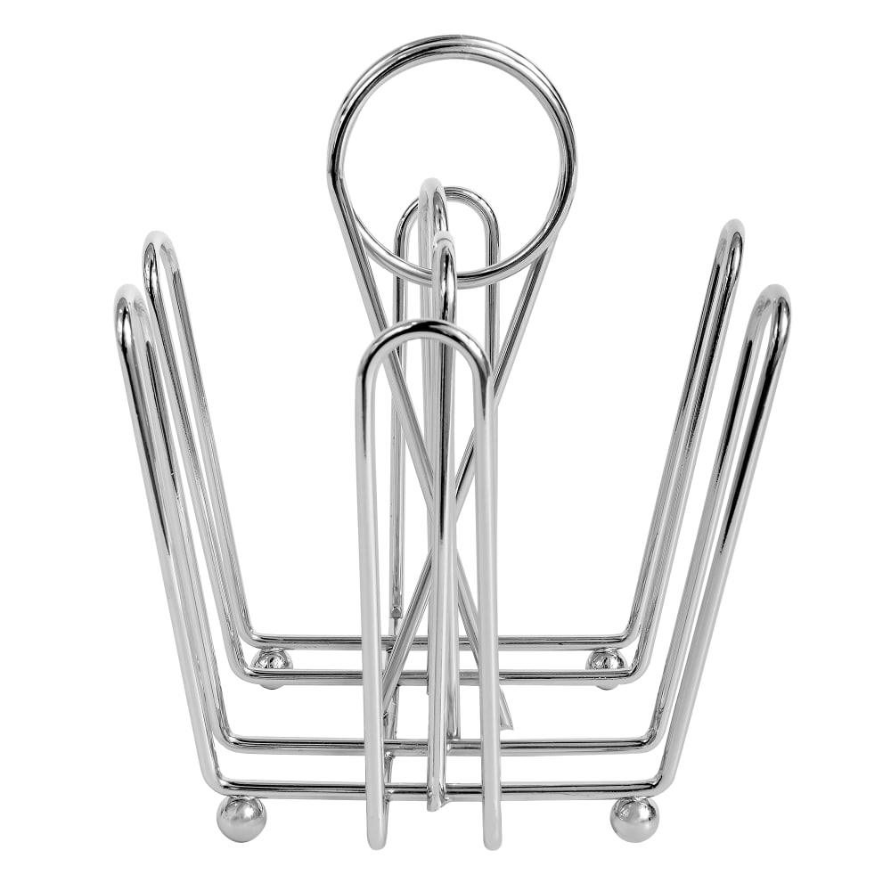Tablecraft 597C 4 Compartment Rectangular Condiment Caddy - Chrome ...