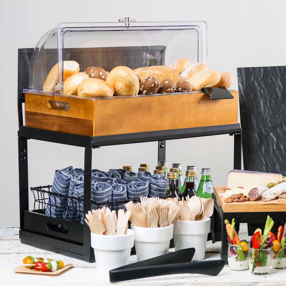 Tablecraft 11000 2 Tier Display Stand - 21 1/2" x 13 1/2" x 22 1/4 ...