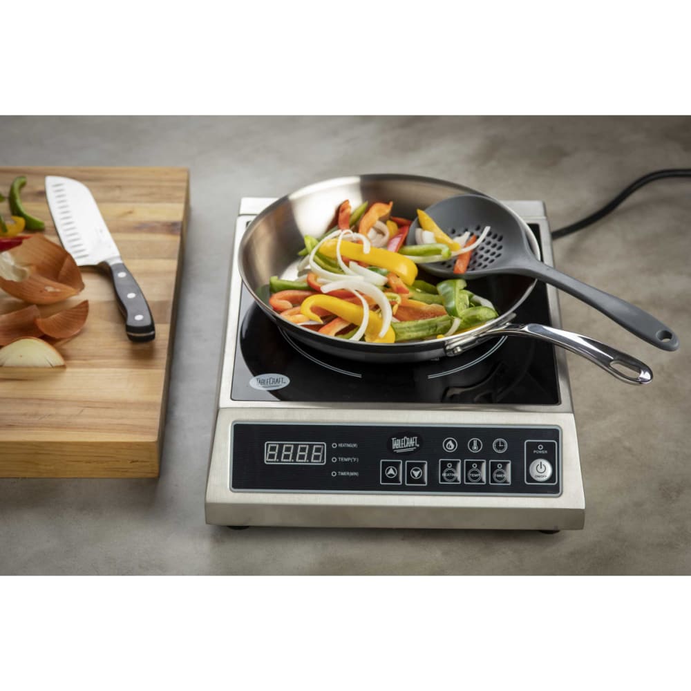 Tablecraft CW40195 Countertop Induction Cooktop w/ (1) Burner, 120v