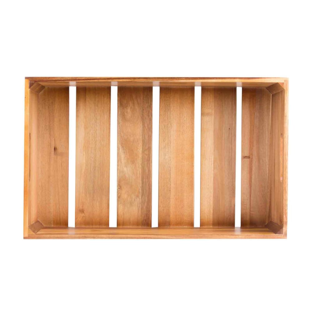 Tablecraft CRATE116 Rectangular Serving/Display Crate - 20 3/4" x 12 3/ ...