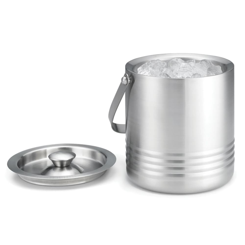 Tablecraft RIB76 1 4/5 qt Ice Bucket - Stainless Steel, Silver