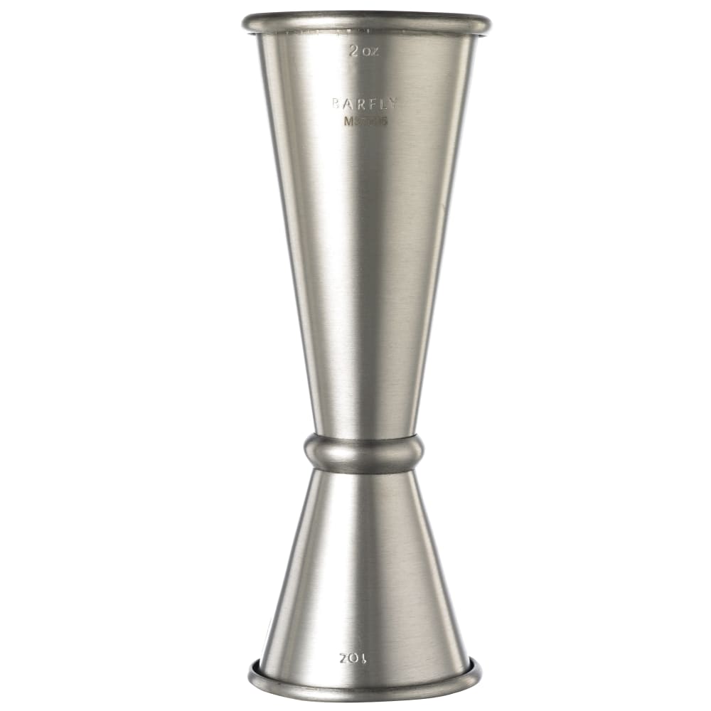 Barfly Double Japanese Style Jigger - 1 oz & 2 oz, Stainless (M37005)