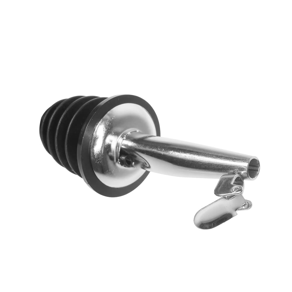 Tablecraft 598P Free Flow Jet Pourer w/ Hinged Flip Cap w/ Plastic Vent ...