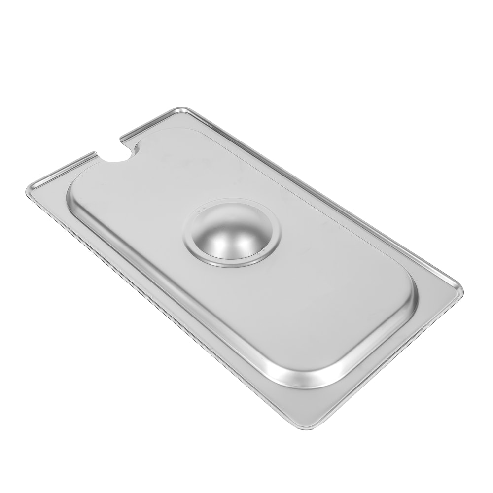 Winco SPCT Third-Size Steam Pan Cover, Stainless
